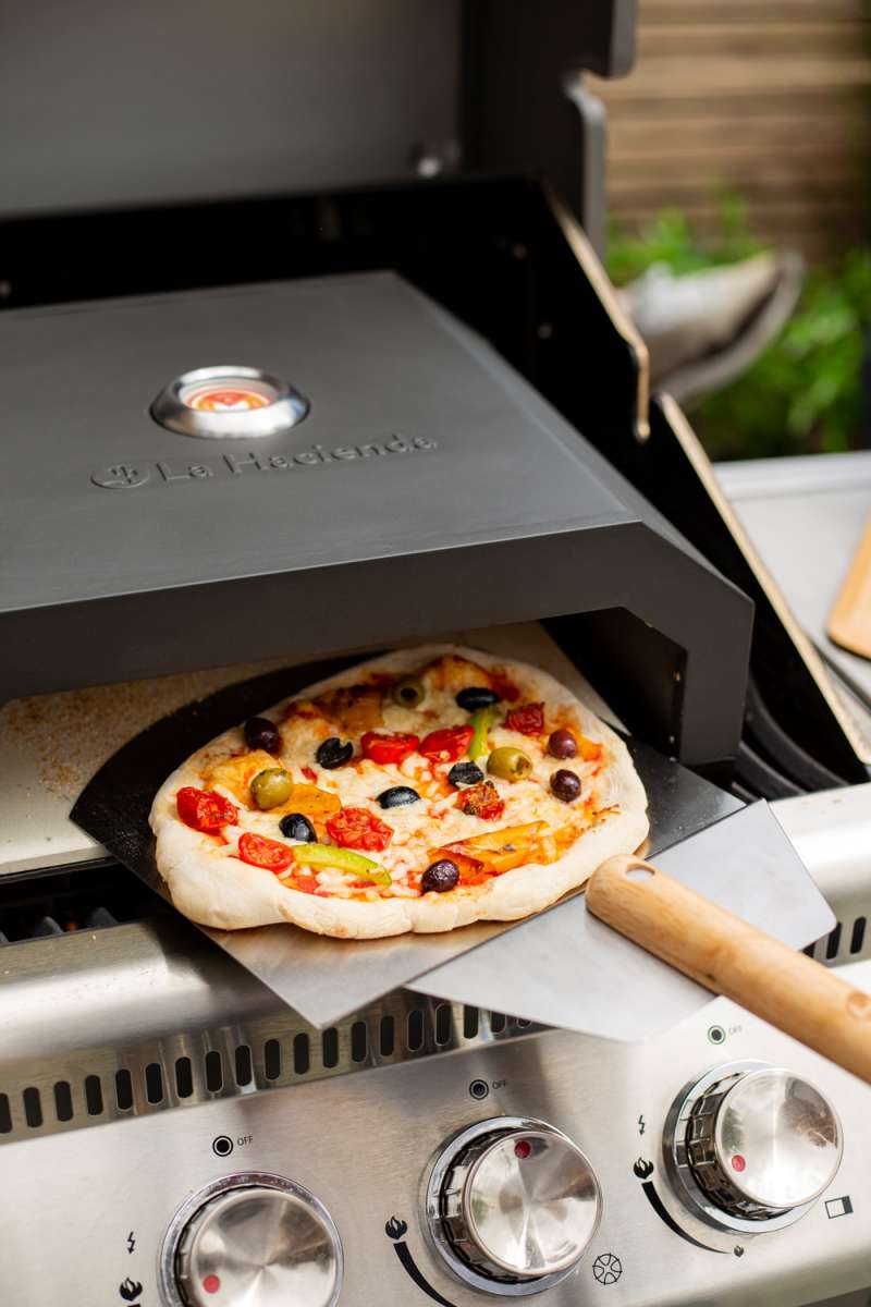 Firebox BBQ Pizzaofen schwarz | MotorGarten