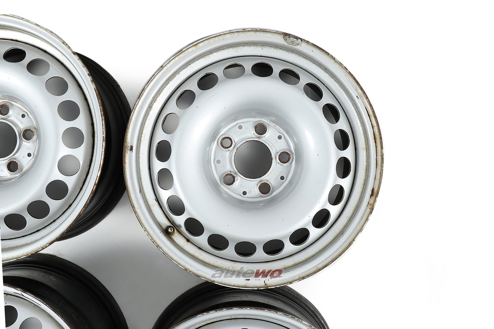 2114000102 Mercedes E-Klasse W211 Stahlfelgensatz 7,5x16 ET42 5x112 ...