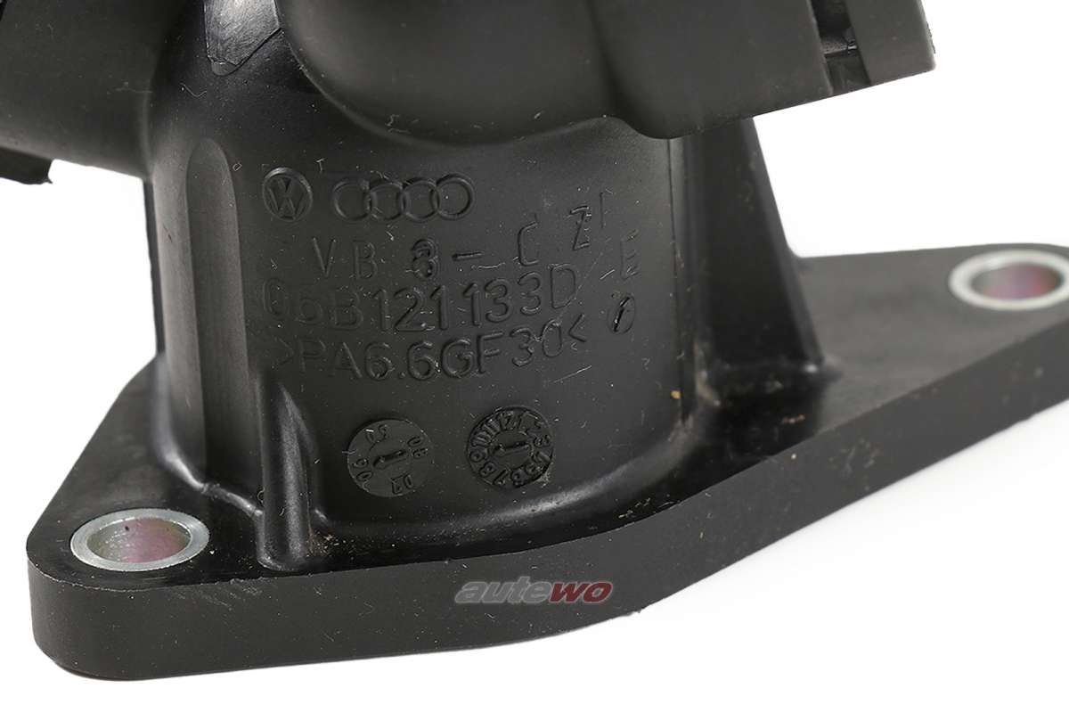 06B121133D/E NEU Audi/Seat A4 8E/B6/B7/Cabrio 8H 1.8l Kühlwasserflansch ...