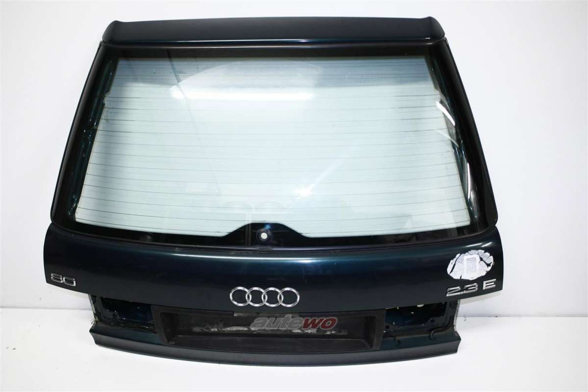 Audi 80 B4/S2/RS2 Avant Heckklappe + Scheibe LZ6U smaragd-grün ...
