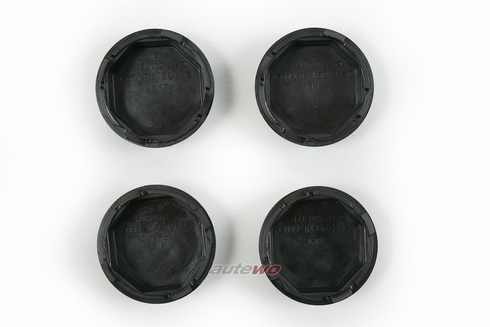 841601165 NEU Audi 80/90 81/85/100/200 43/44/Urquattro Set Felgendeckel ...