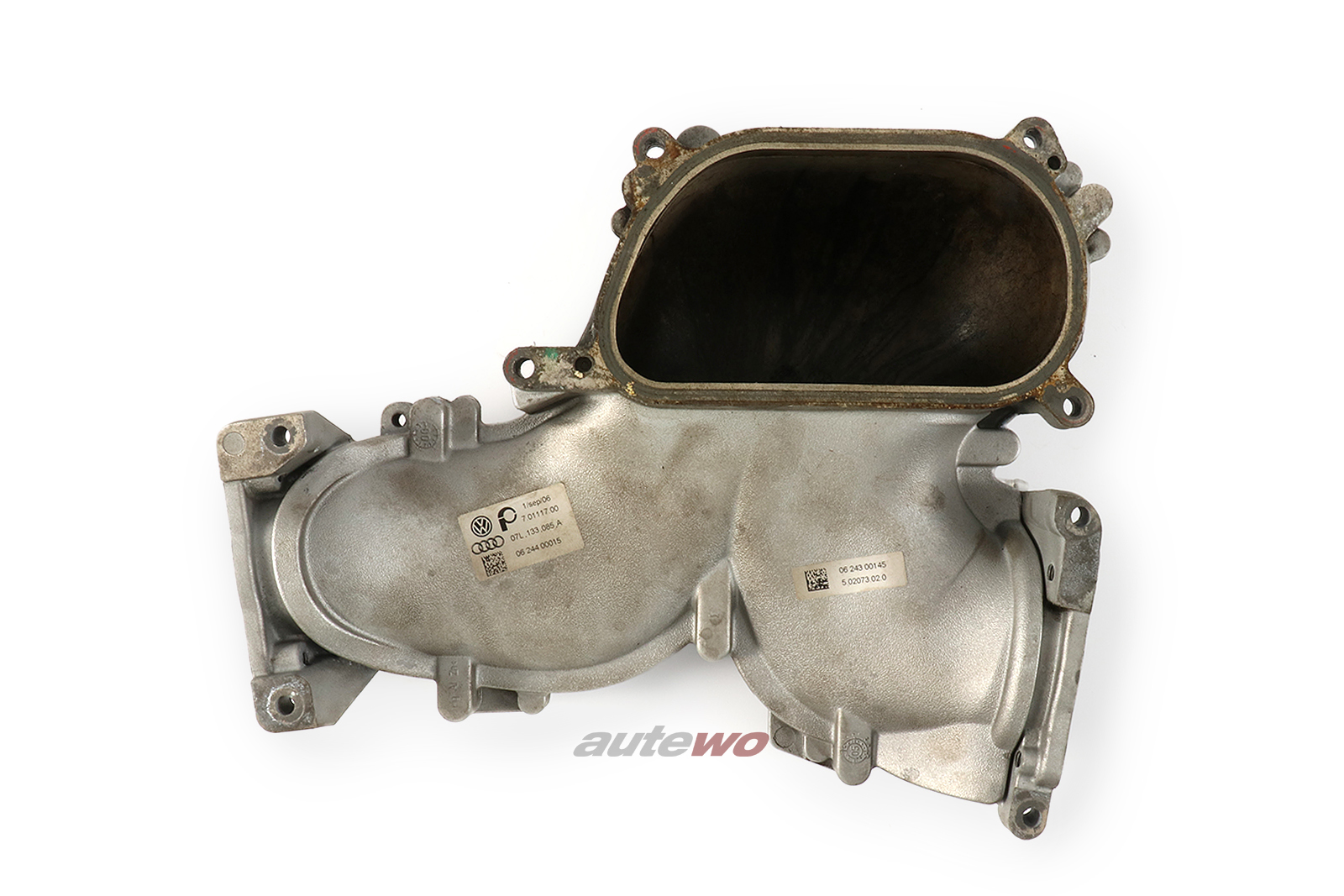 07L133085A Audi S6 4F/C6/S8 D3/4E 5.2l V10 Luftverteilergehaeuse ...