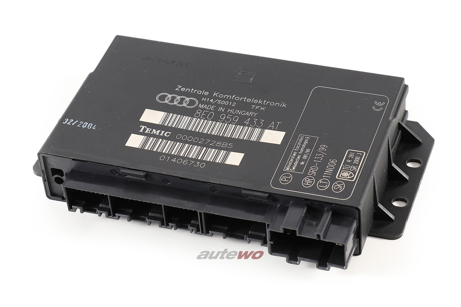 8E0959433AT Audi A4/S4 8E/B6 Zentralsteuergerät Komfortsystem | diverse Steuergeräte & Relais ...