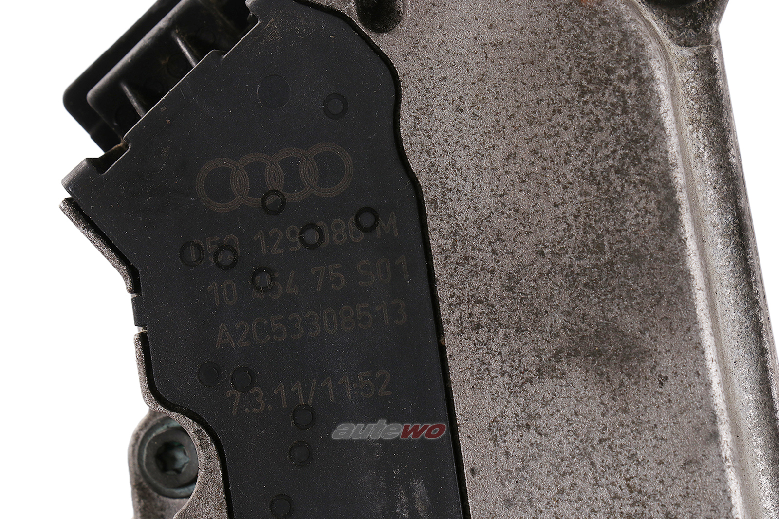 059129086M Audi A4 B7/A6 4F/A8 D3/4E V6 TDI Saugrohr Luftklappensteller ...