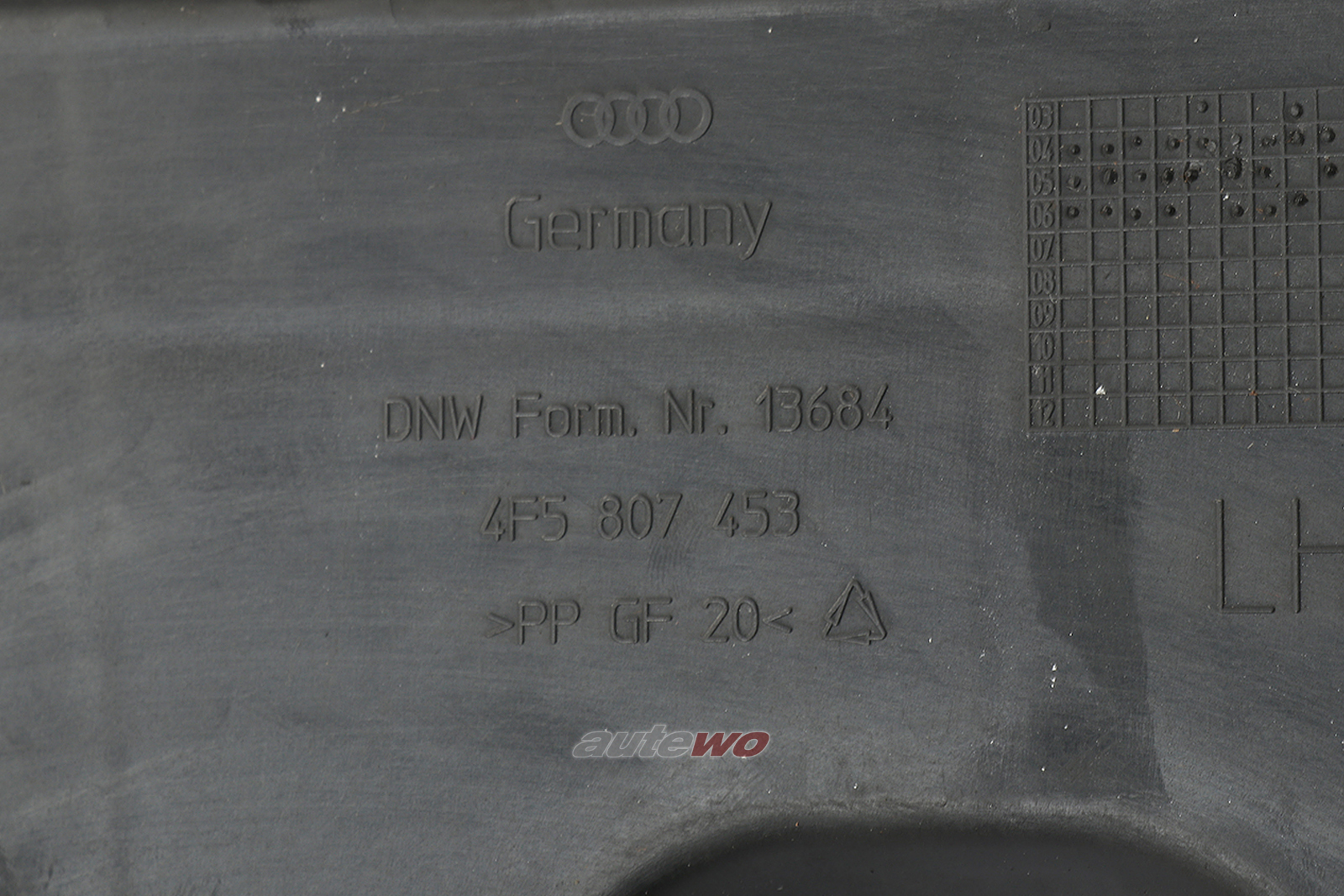 4F5807453 Audi A6/S6/Allroad 4F/C6 Limousine Halter Stoßstange Hinten ...