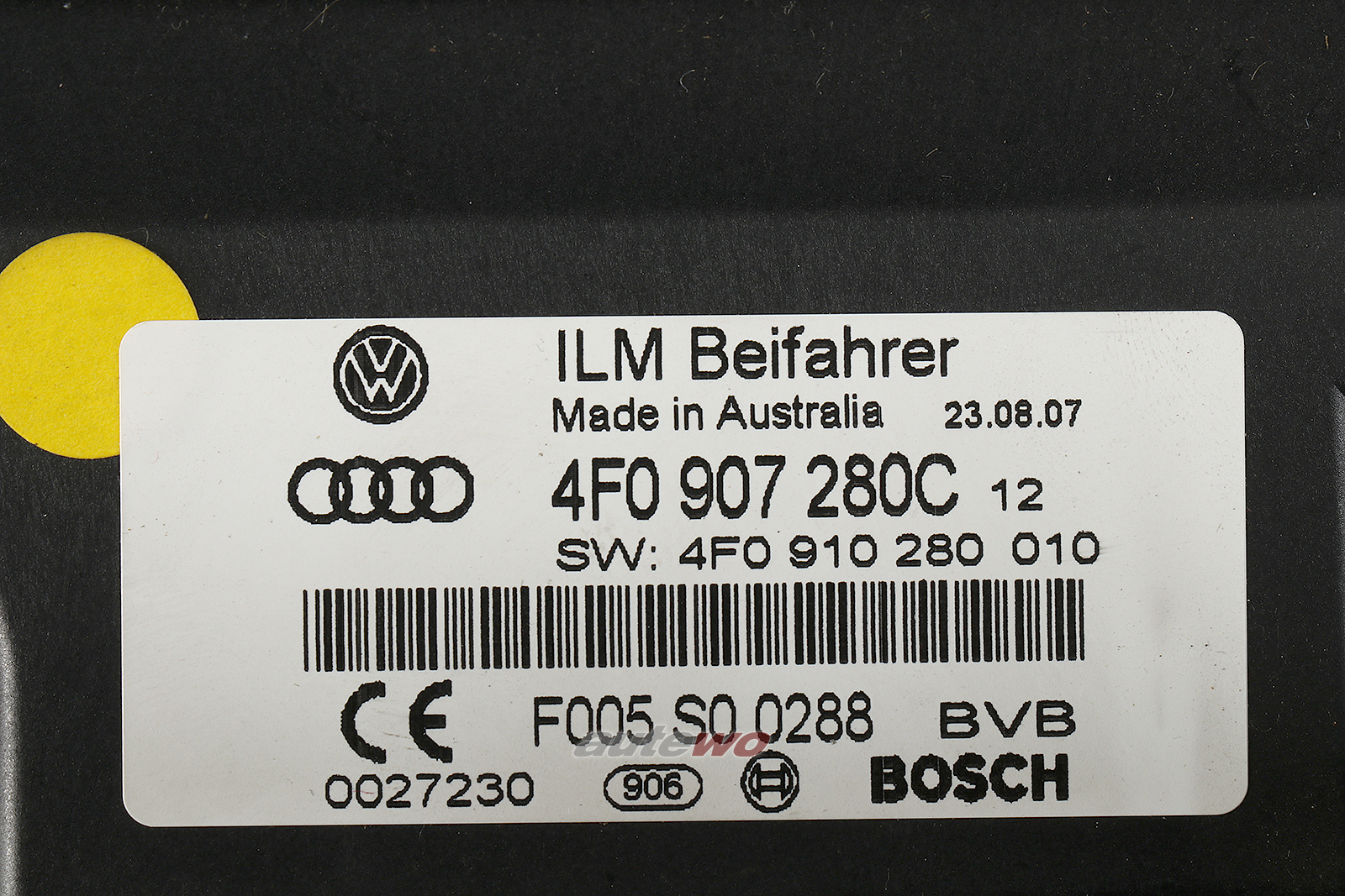 4F0907280C 4F0907280B Audi A6/S6 4F/C6 Bordnetzsteuergerät Steuergerät ...