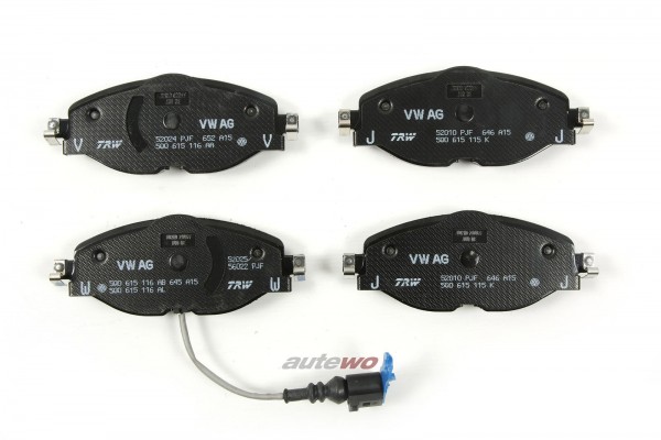 8V0698151D 5Q0615115K NEU Audi/VW/SEAT A3 8Z/TT 8S Bremsbelagsatz Vorne ...