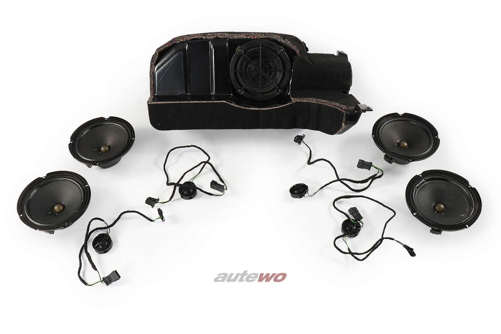 4B9035382B Audi A6/S6/RS6 4B/C5 Avant Bose Soundsystem inkl. Subwoofer ...
