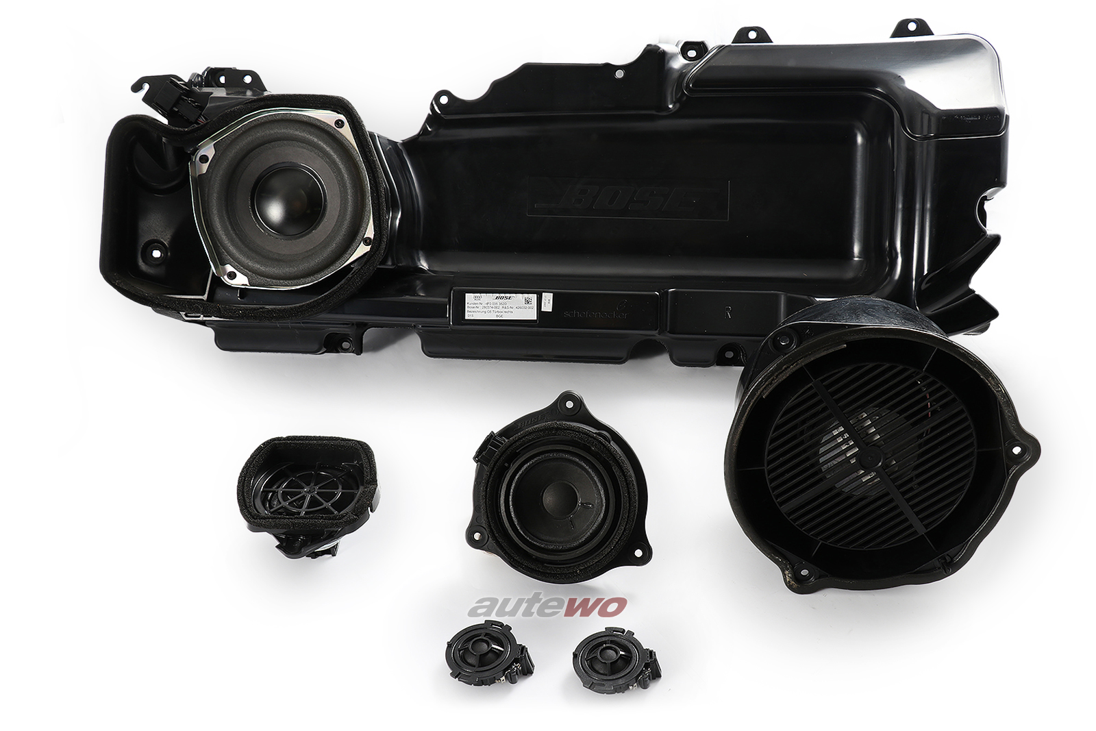 Audi A6/S6/RS6 4F/C6 Avant Bose Soundsystem komplett inkl. Kabelbaum ...