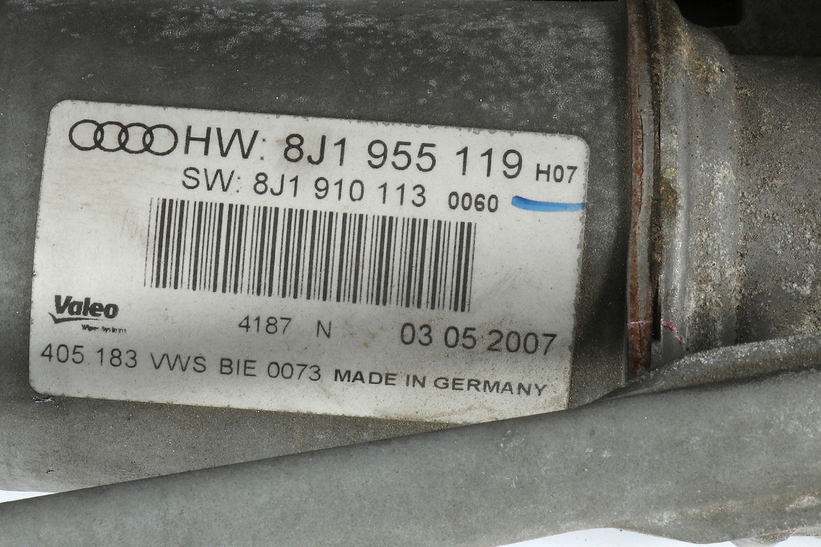 8J1955119/8J1910113 8J1955023D Audi TT/TTS/TTRS 8J Scheibenwischer ...