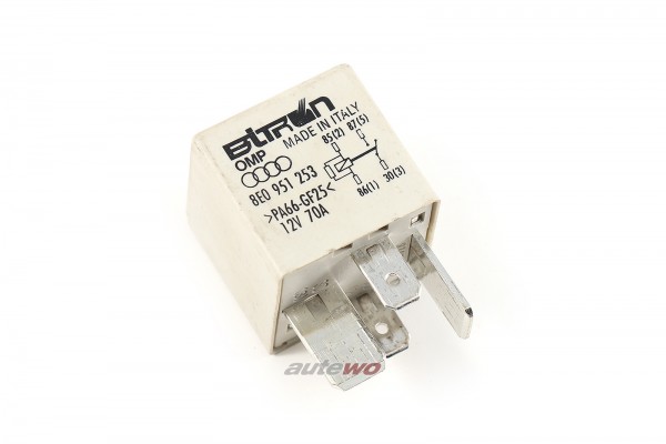 8E0951253 Audi A2/A4/A6/A8/R8/TT Arbeitskontaktrelais Motorsteuerung Nr ...