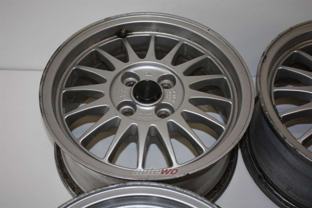 Audi 80/90 Typ 81/85 Alufelgen Satz 4 Stück Ronal R8 Lochkreis 4x108 ...