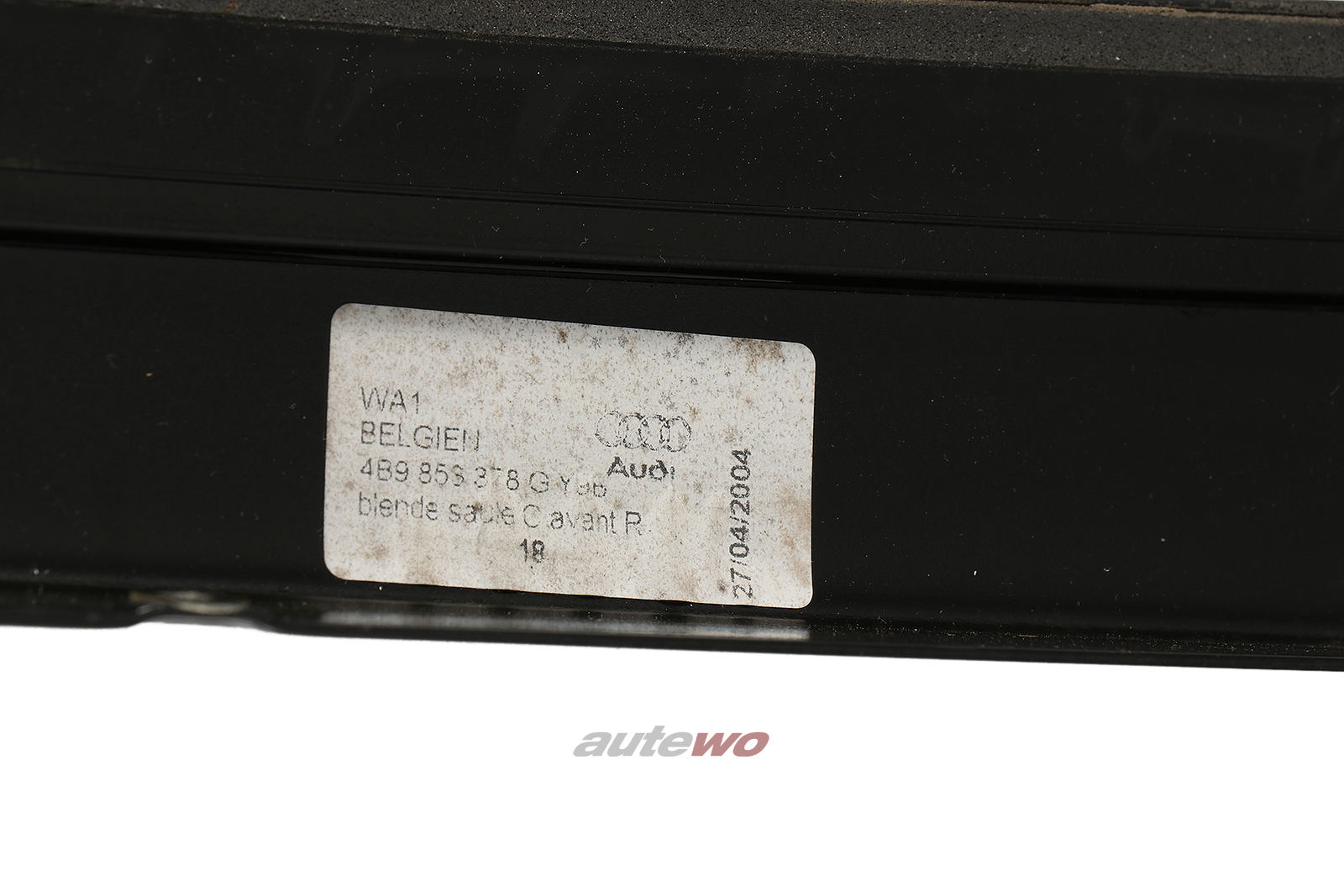 4B9853378G Audi A6/S6/RS6 4B/C5 Avant Zierleiste / Blende C-Säule ...