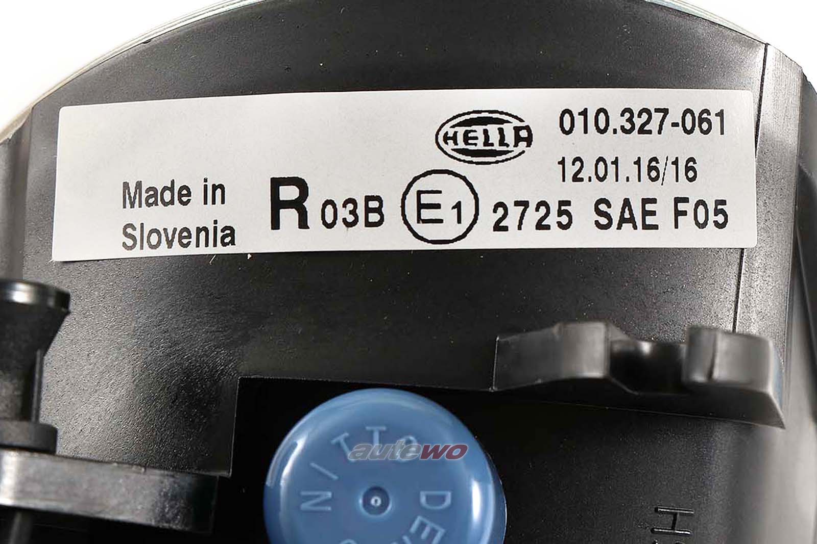 NEU Hella 1N0 010 327-061 Audi Q7/SQ7 4L Nebelscheinwerfer Rechts ...