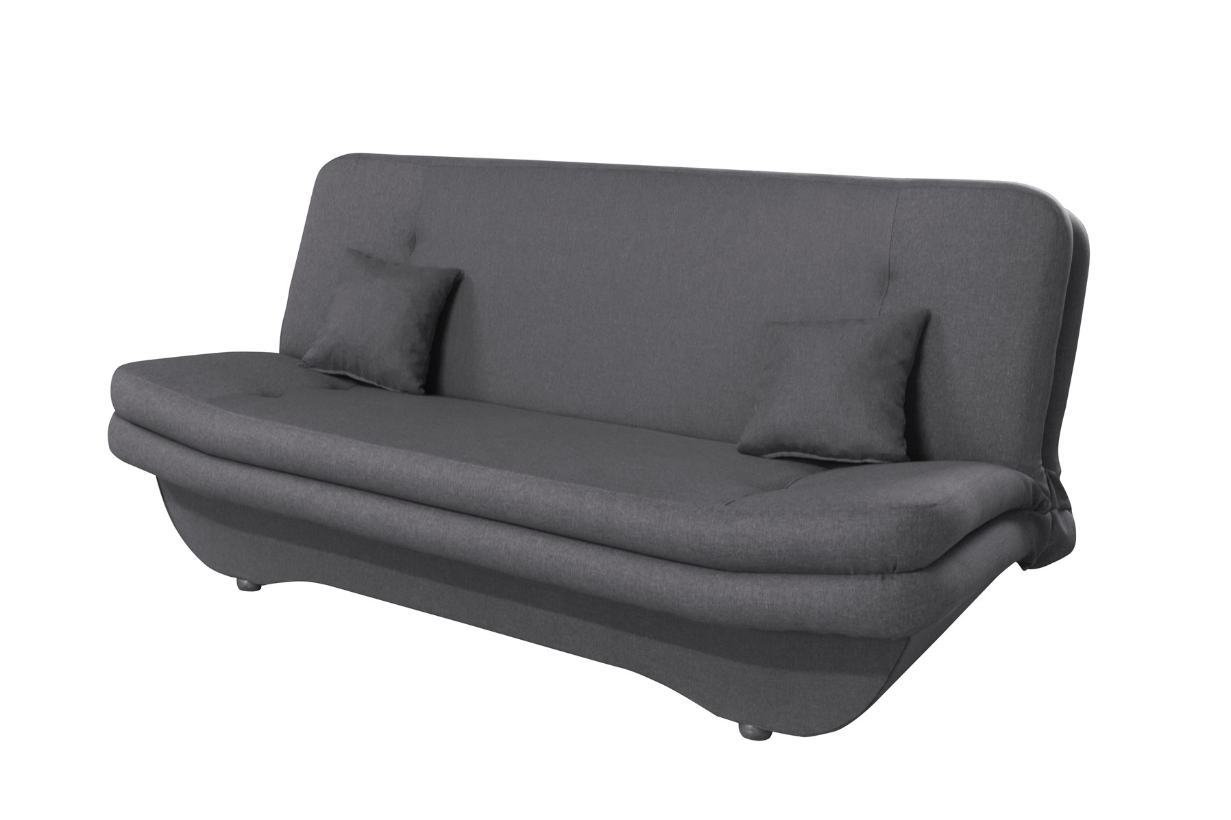 Klick-klack-Sofa Schlafsofa KANDY in Stoff Dunkelgrau | Sofas (2 und 3-Sitzer) | Polstermöbel ...