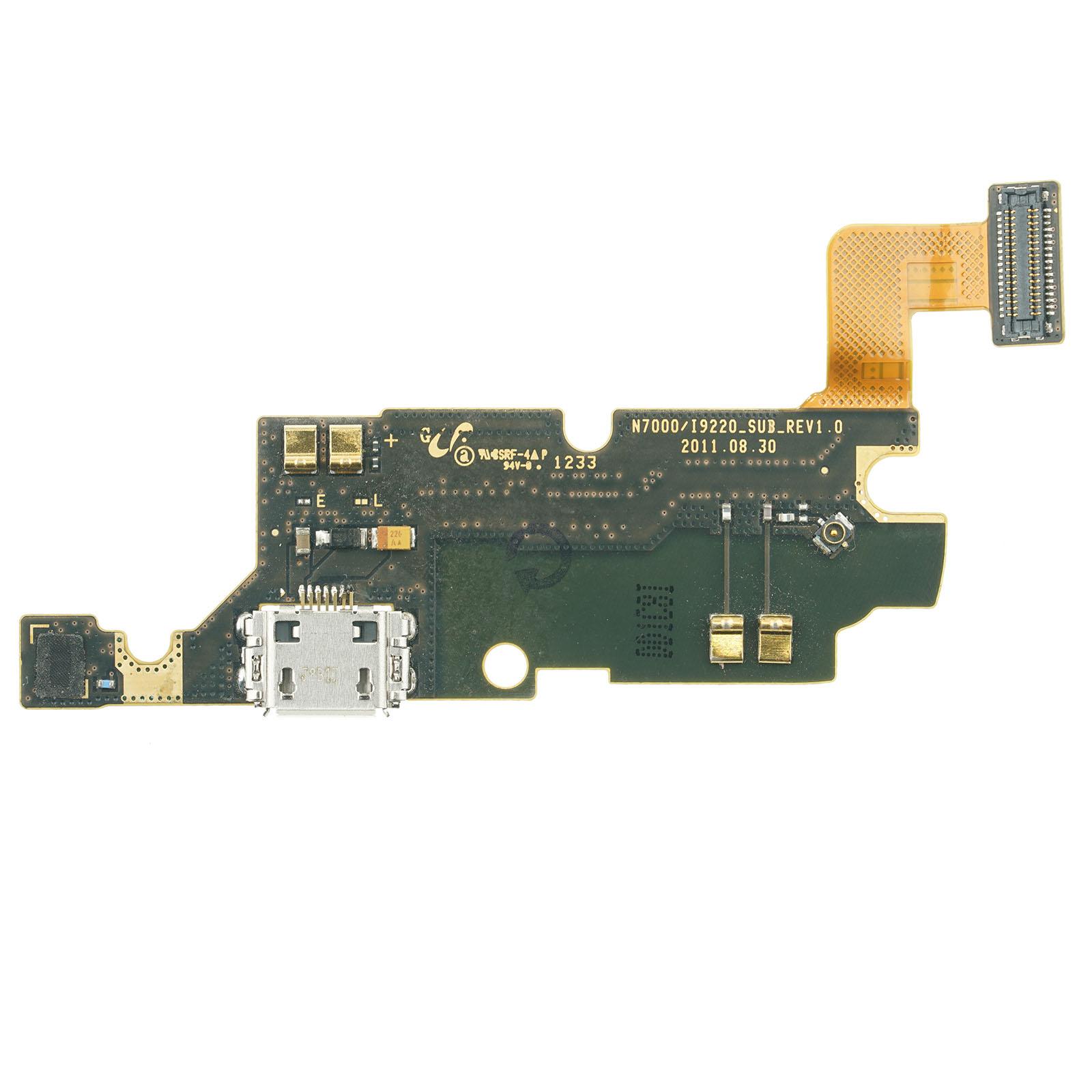 Samsung Galaxy Note N7000 microUSB Connector Board Mikrofon | Galaxy ...