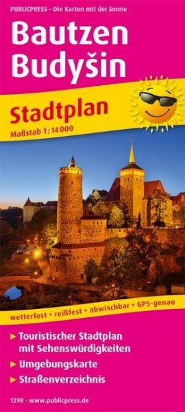 PUBLICPRESS Stadtplan Bautzen, Budysin: Touristischer Stadtplan mit ...