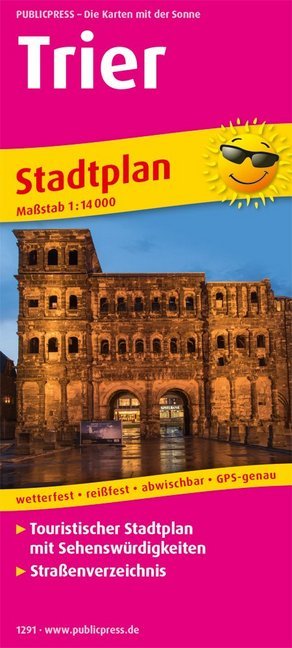 PUBLICPRESS Stadtplan Trier: Touristischer Stadtplan mit ...