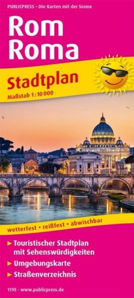 PublicPress Stadtplan Rom / Roma: Touristischer Stadtplan mit ...