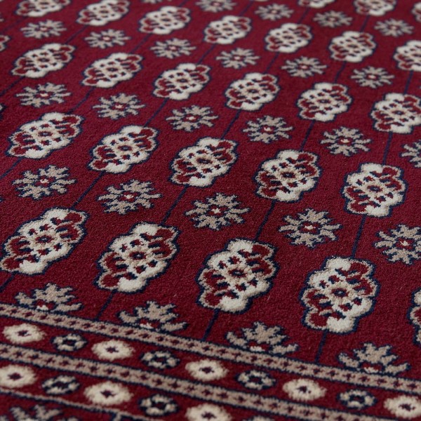 Oriental Rug Border Persian Look Red | Rug24