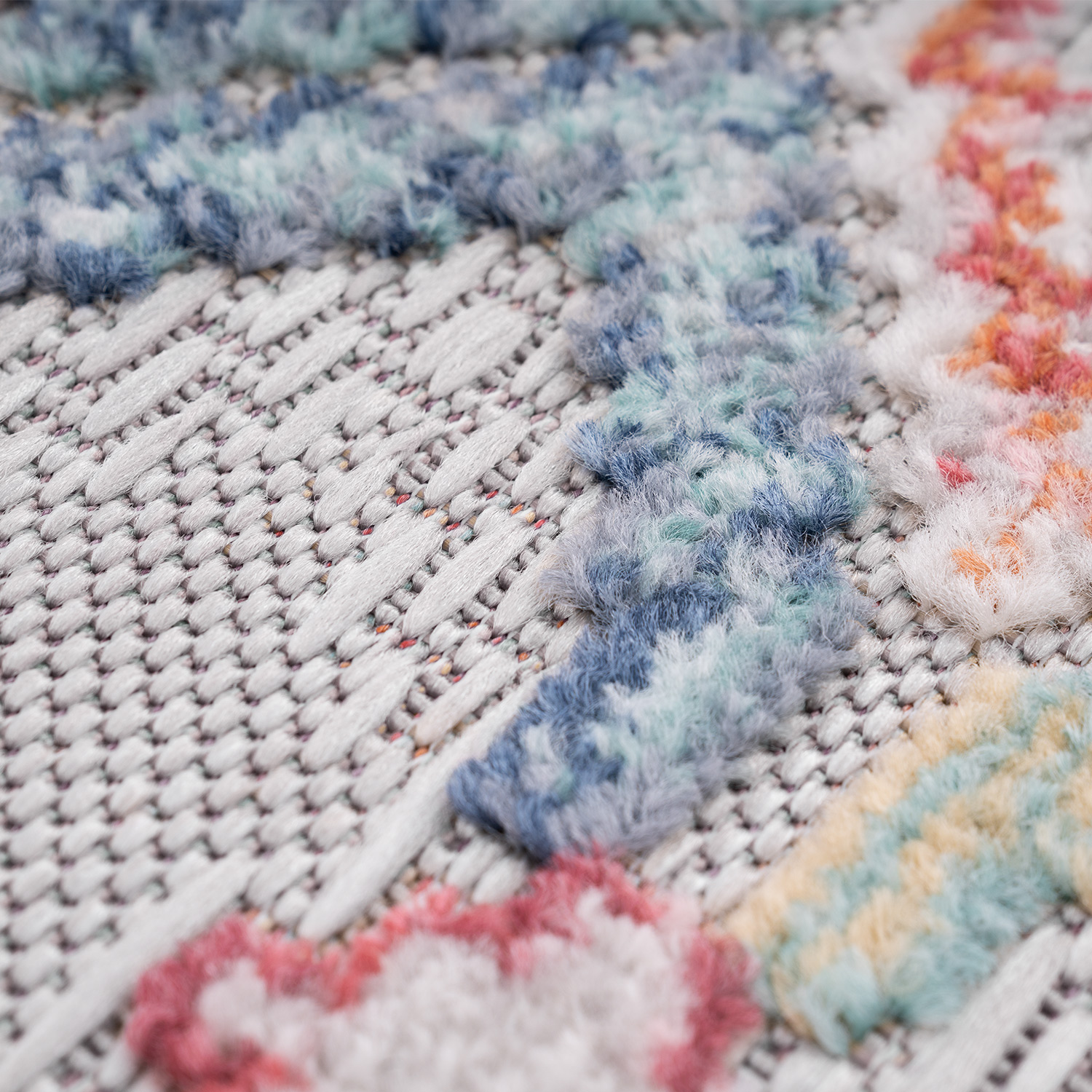 Outdoor Rug Balcony Abstract Geometric Pattern | Rug24