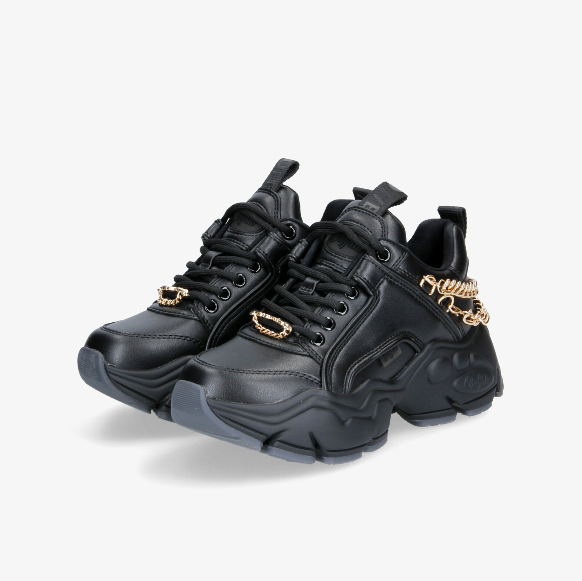 Buffalo Binary Chain 3.0 Plateau Sneaker schwarz | kilagoo