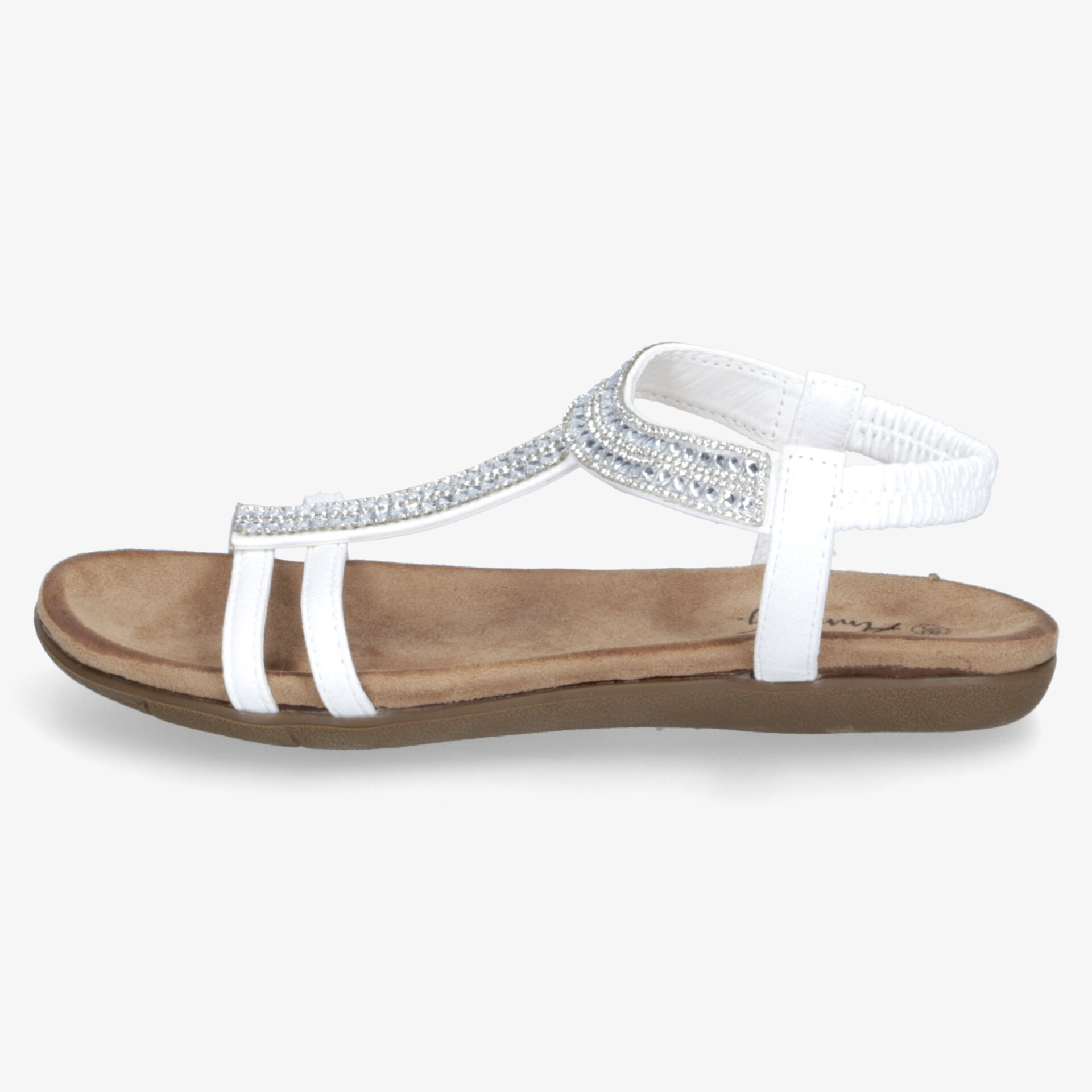 Annie G. Damen Riemchensandalen weiß | kilagoo