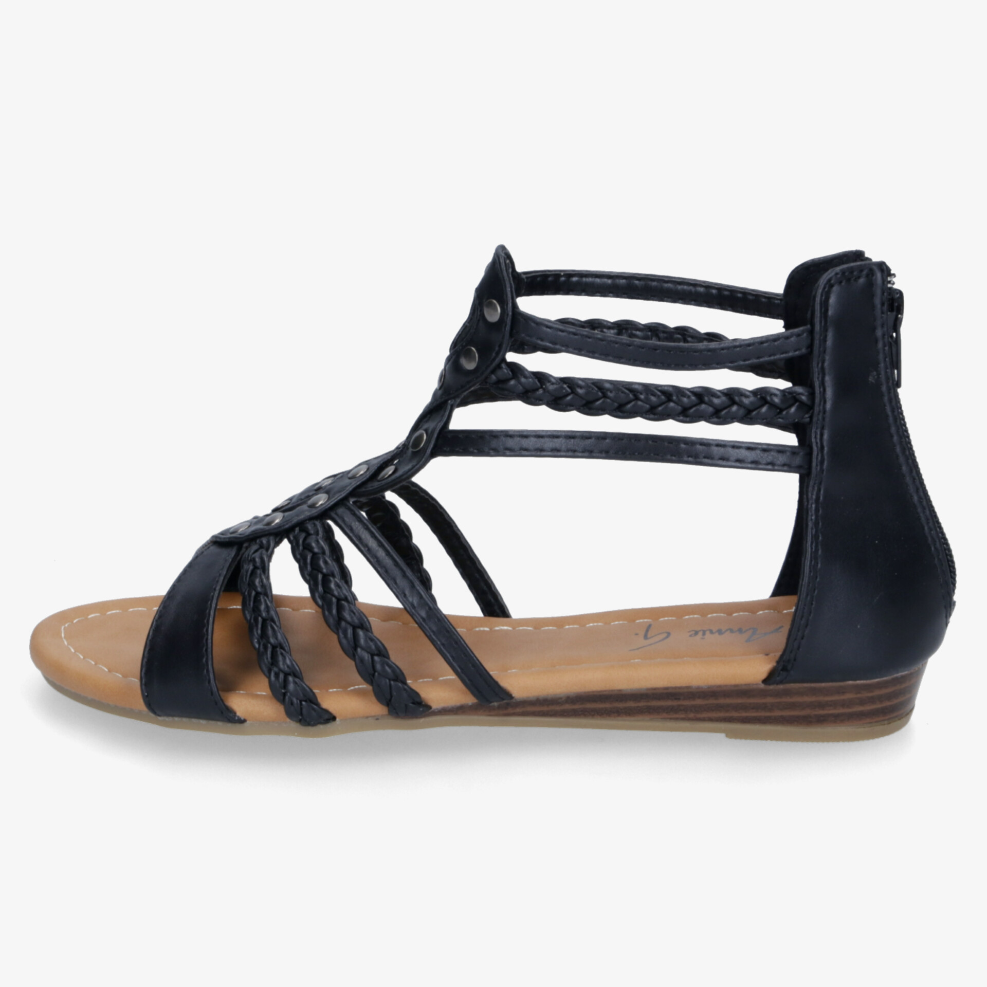 Annie G. Damen Riemchensandalen schwarz | kilagoo