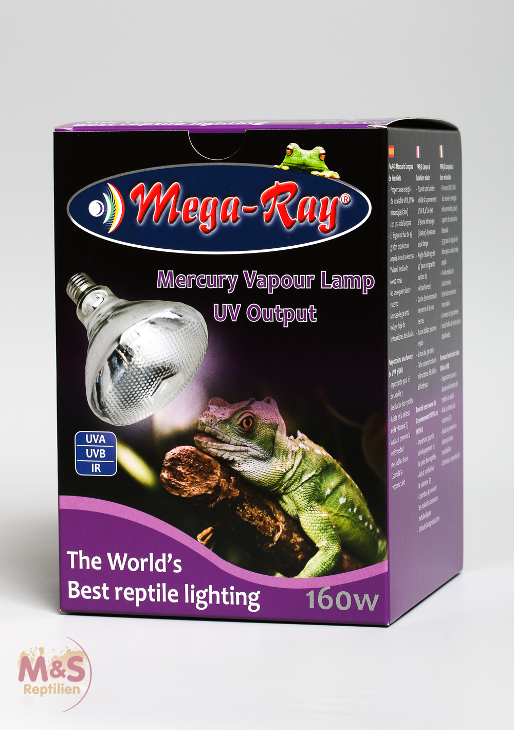 Mega Ray FLOOD (UV-Mischlichtlampe) 160 Watt | Lampen, Strahler und ...