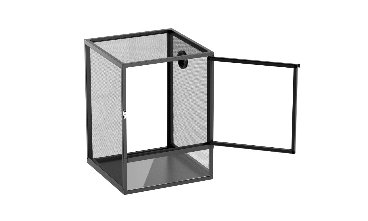 ReptiZoo GAZE -Terrarium mit PVC Boden ( Scenic Air Screen) 45x45x60 cm ...