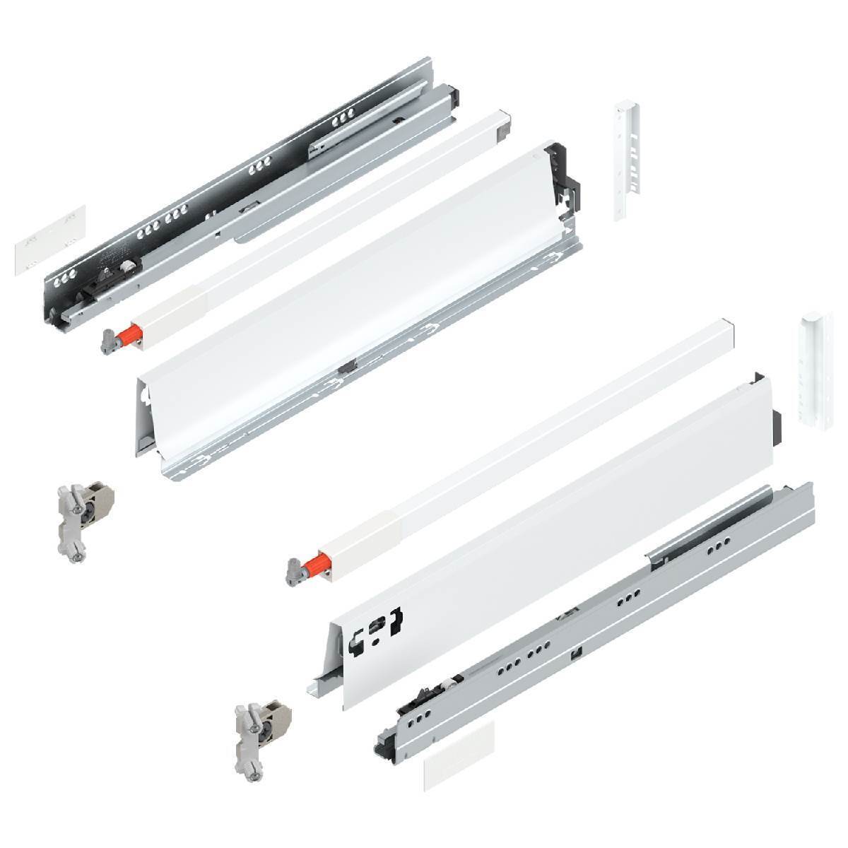 Blum TANDEMBOX antaro Frontauszug Reling D mit Vollauszug BLUMOTION Soft-Close INSERTA ...