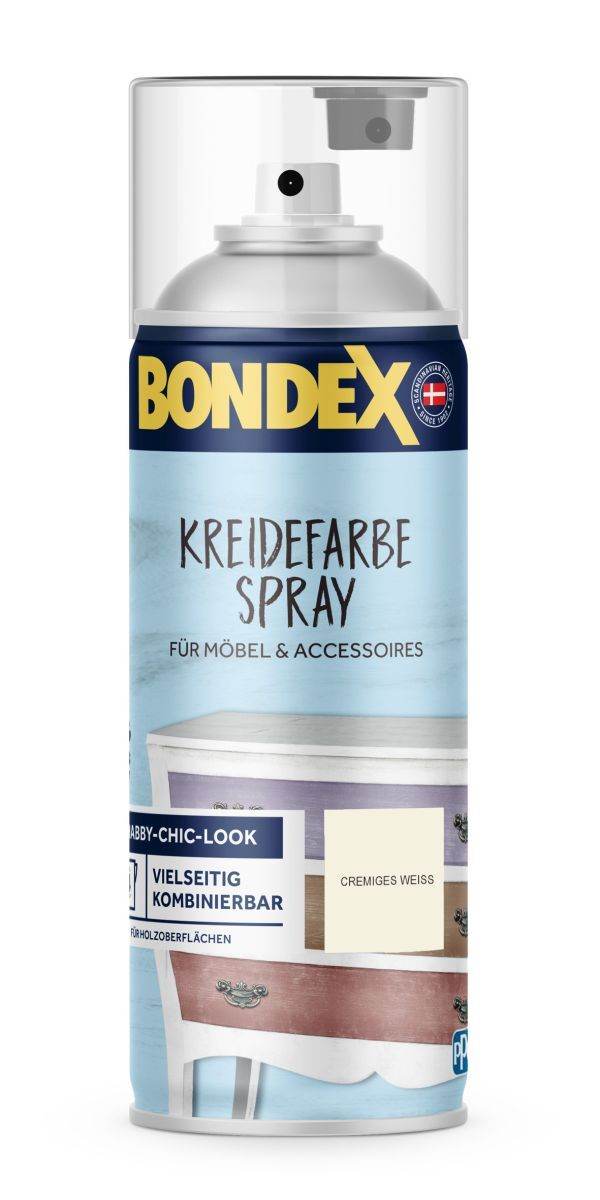 Bondex Kreidefarbe Spray in verschiedenen Farben | Creme Weiss | BONDEX_446761