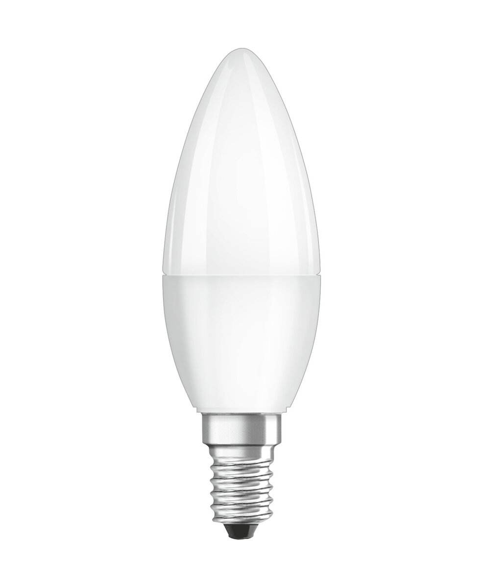 Osram 10er LED Base Classic B 40 FR, 5W = 40W, 470 lm, E14, Neutralweiß (4000 K), matt, Kerze ...