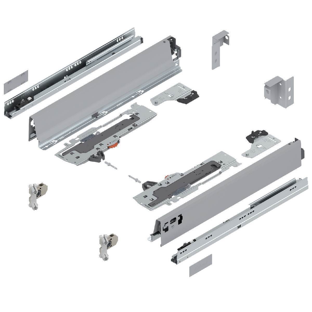 Blum TANDEMBOX antaro Schubkasten N mit Vollauszug TIP-ON BLUMOTION Soft-Close, INSERTA, 30 kg ...