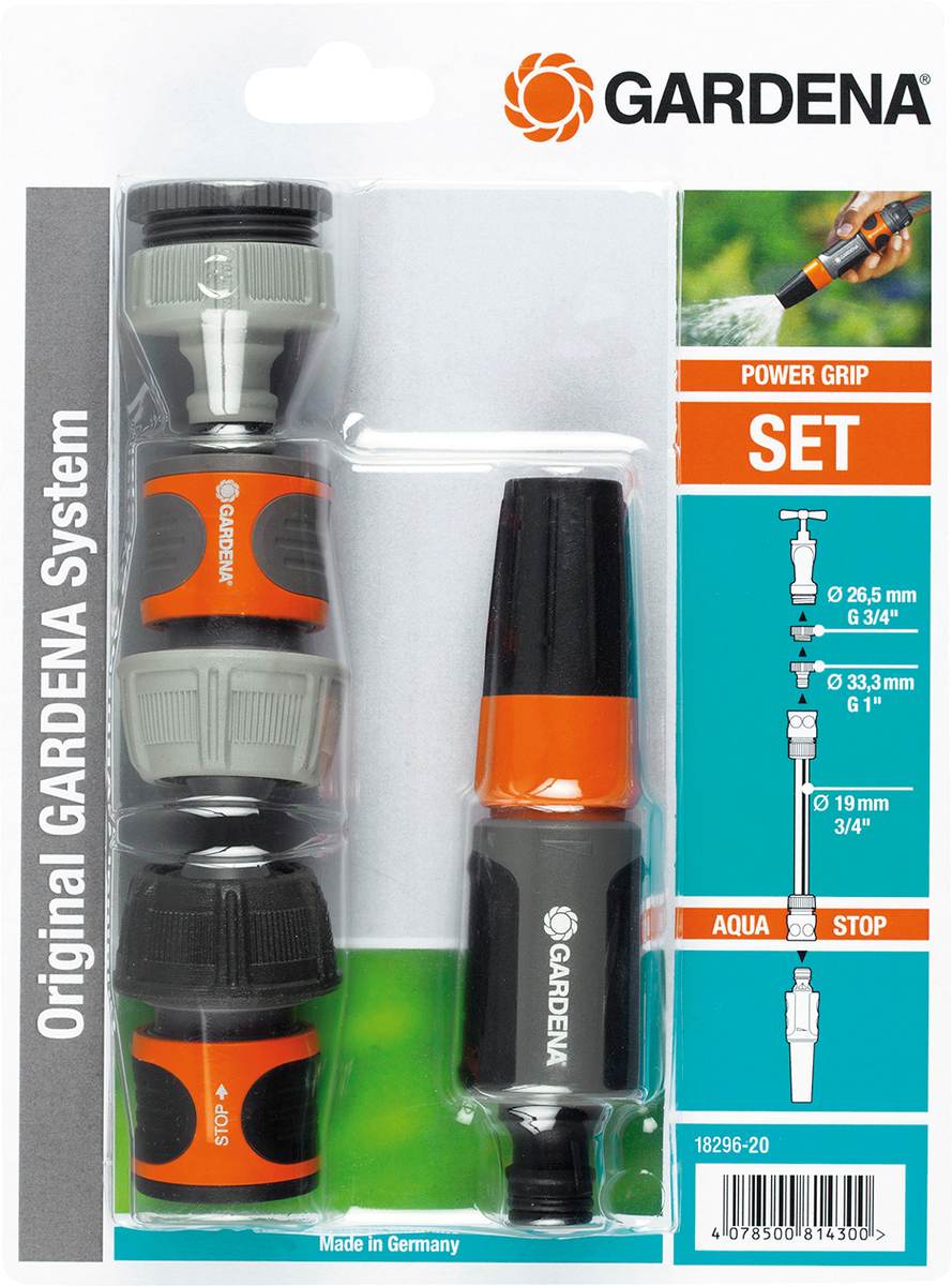 Gardena Basic-Set für Gartenschlauch, 3|4" | GARDENA_18296-20