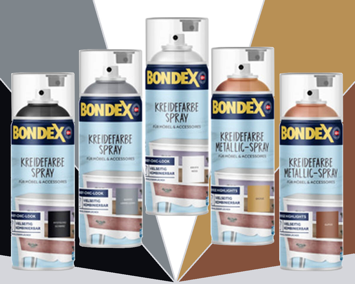 Bondex Kreidefarbe Spray in verschiedenen Farben | Mystisches Schwarz | BONDEX_440240