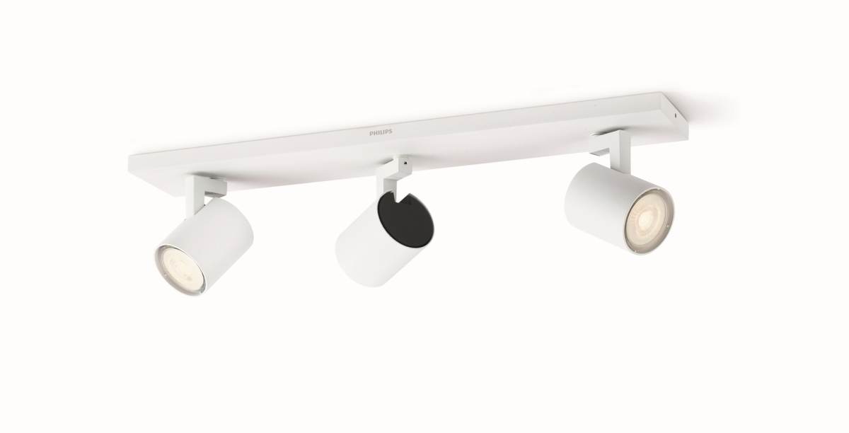 Philips myLiving LED Spot Runner, 1-4 Spots, GU10, 2700K, weiss | 3 ...