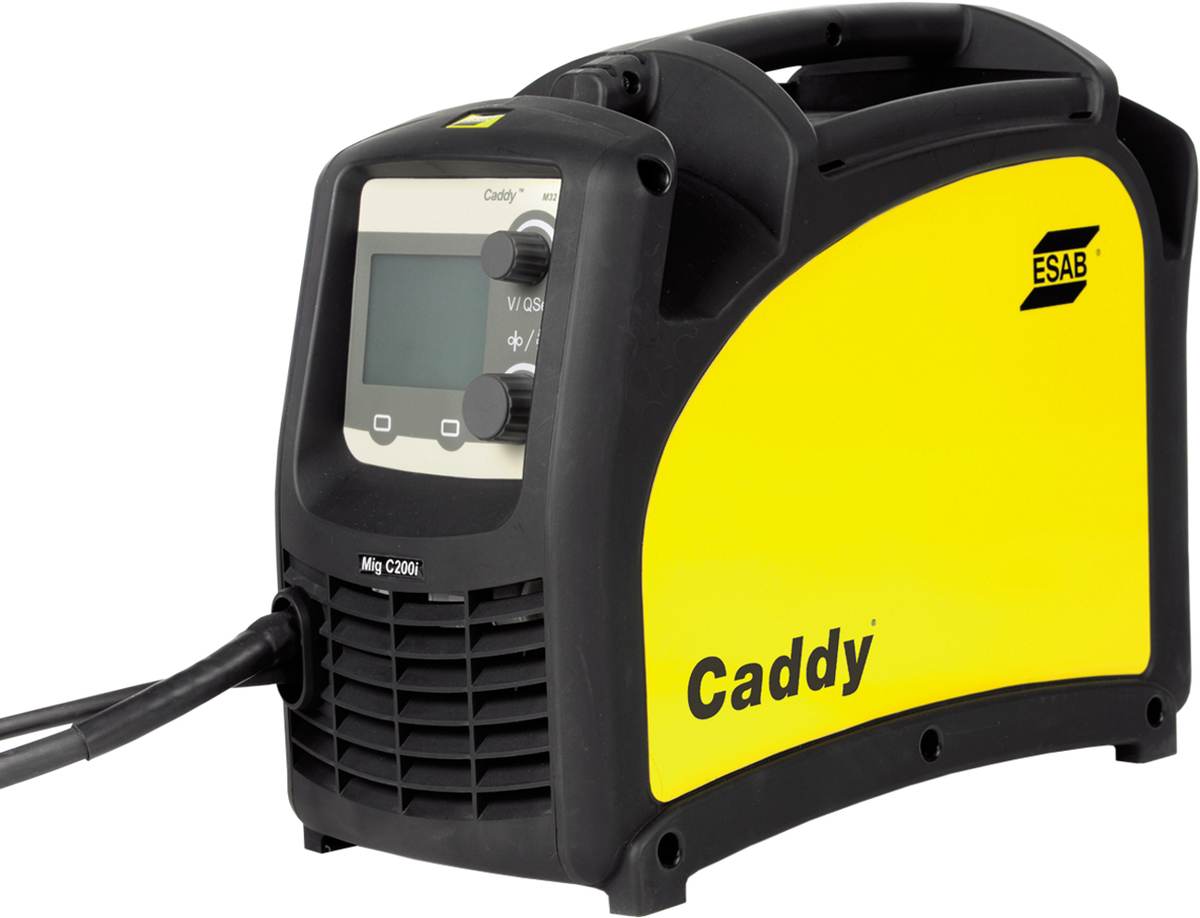 ESAB MIG|MAG SCHWEISSGERÄT CADDY MIG C200i INKLUSIVE BRENNER MXL 180 UND ZUBEHÖRPAKET, 349312030 ...
