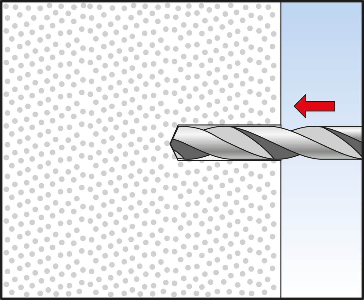 Fischer 25 Stück Porenbetonanker FPX, Spreizflügel, 4-fach-Spreizung ...