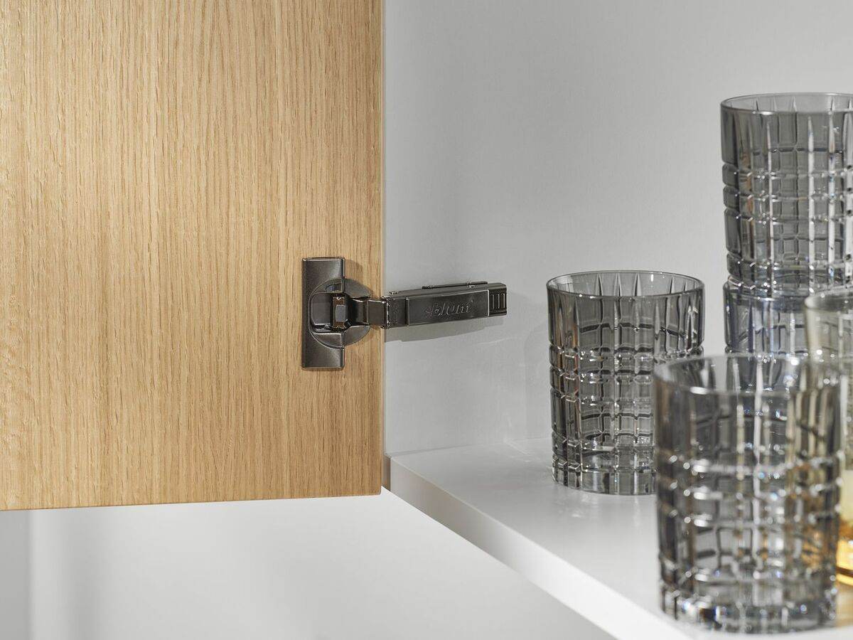 Blum 110° CLIP top BLUMOTION Scharnier-Sets zum Anschrauben mit Exzenter-Kreuzmontageplatten ...